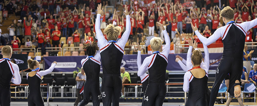 Danmark rydder bordet ved junior EM i TeamGym - GymDanmark